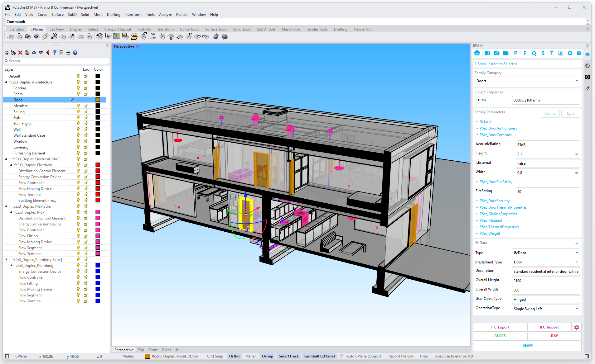 BEAM IFC：简化Rhino中的IFC集成 - Rhino3D 中文博客Rhino3D 中文博客