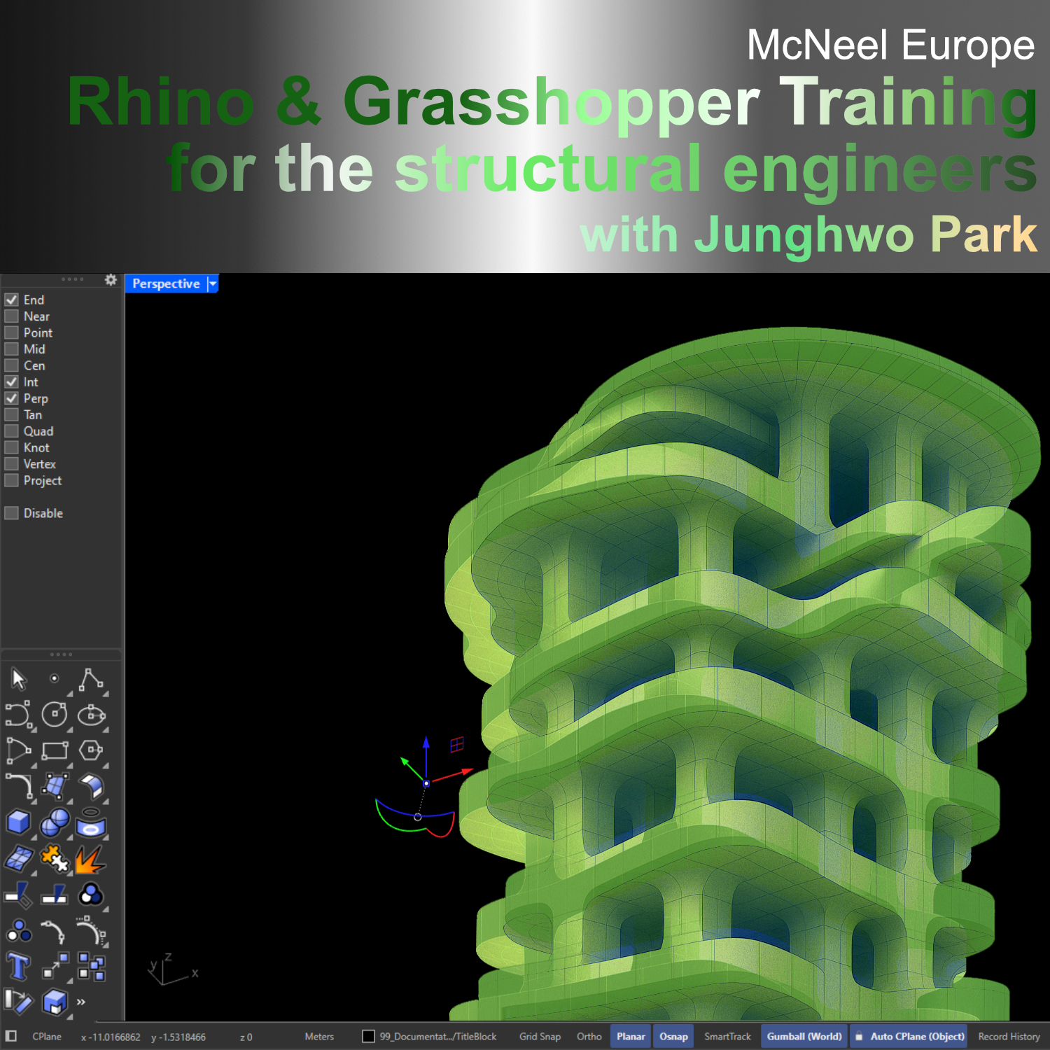 Rhino/Grasshopper 结构工程师在线工作坊 - Rhino3D 中文博客Rhino3D 中文博客