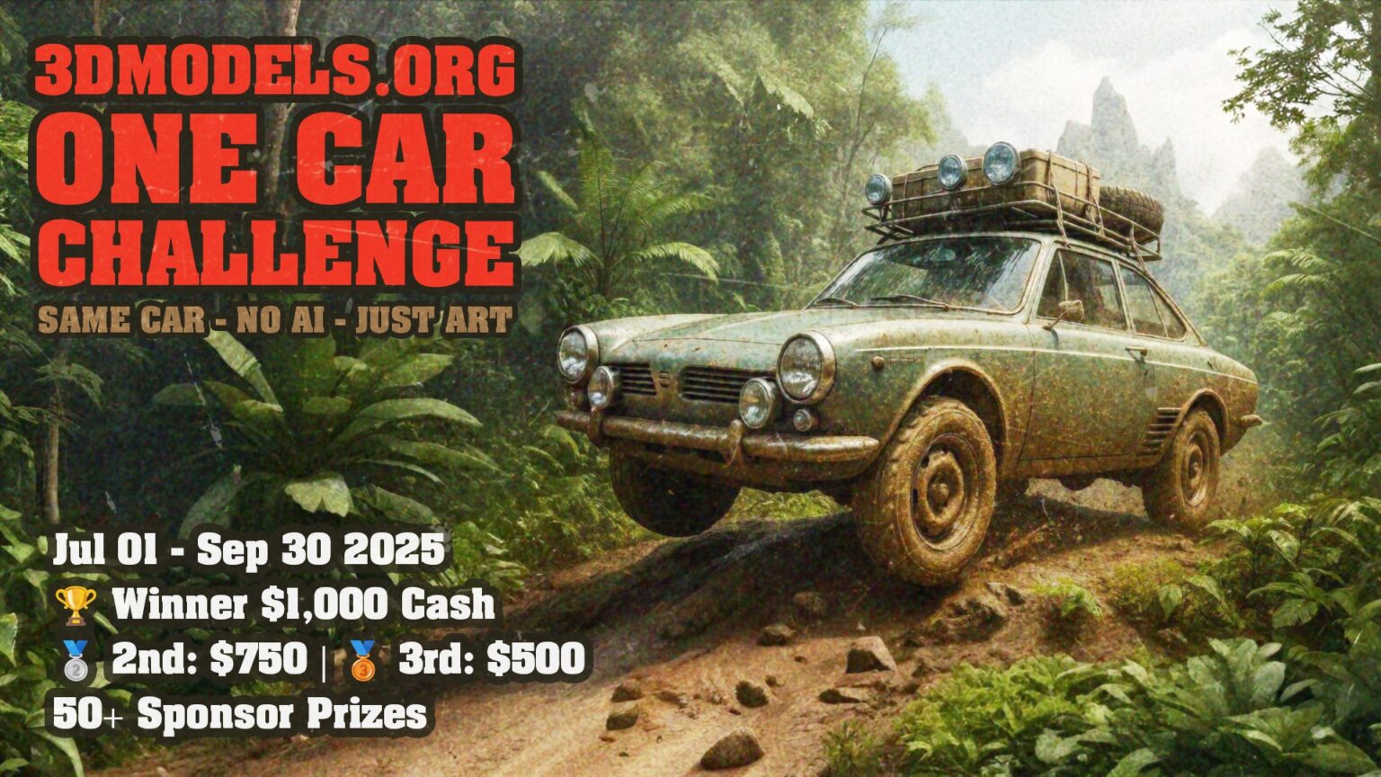 单一车改挑战赛 2025：焕变一款车，展现你的构想 - Rhino3D 中文博客Rhino3D 中文博客
