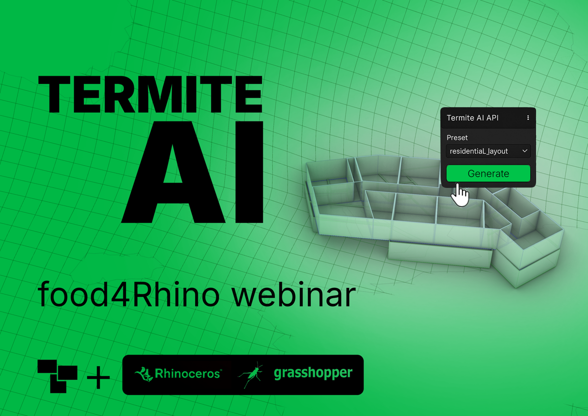 网络研讨会：Termite AI（2025年12月11日 欧洲中部时间下午5点） - Rhino3D 中文博客Rhino3D 中文博客